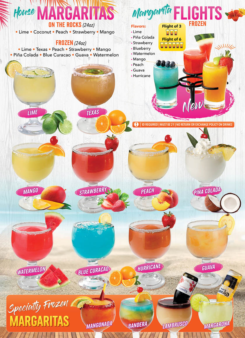 Menu – Monterrey Mexican Grill & Bar – Douglasville